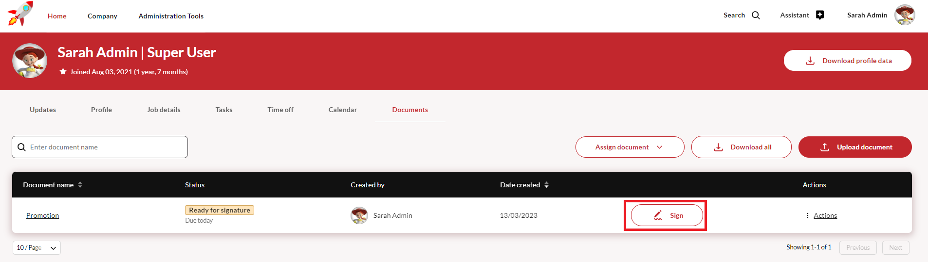 Sapling - Documents – Kallidus