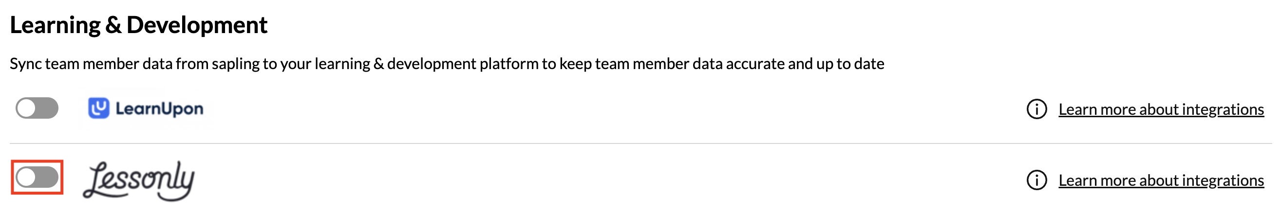 Sapling - Seismic Learning Integration Guide – Kallidus