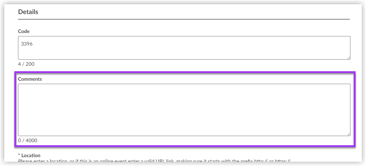 Learn Include Event Comments In A Business Objects Report Kallidus 8380
