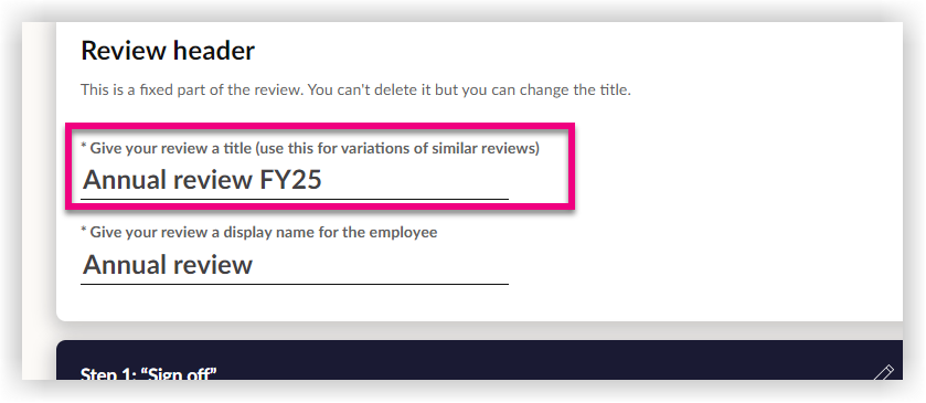 Perform - Create a review template from scratch – Kallidus