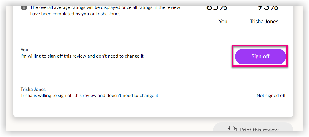 Perform - Build a review template using Sections – Kallidus