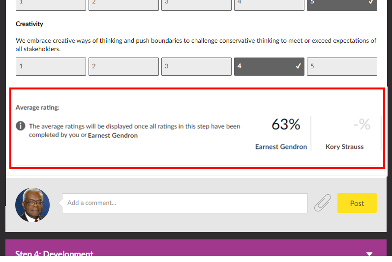 Perform Calculate Average Rating Kallidus